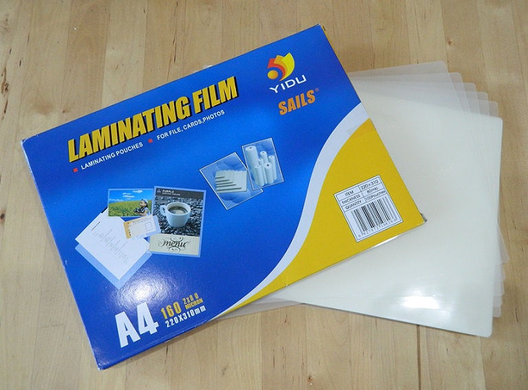 Thickness 2 X 80 Mic 160 High Quality Laminating Pouches Film A4 For